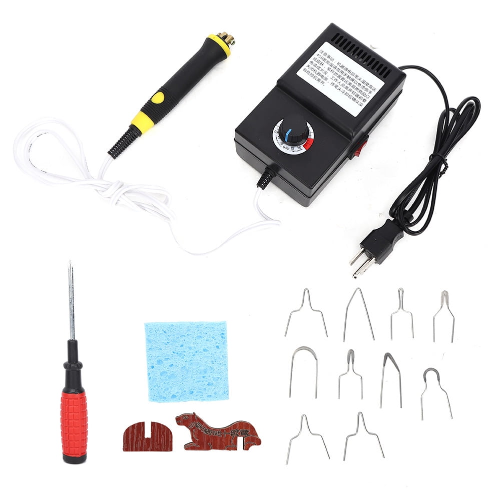 25W Pyrography Pen Machine Kit Set Wood Burning Crafts Tools Tip Holder ...