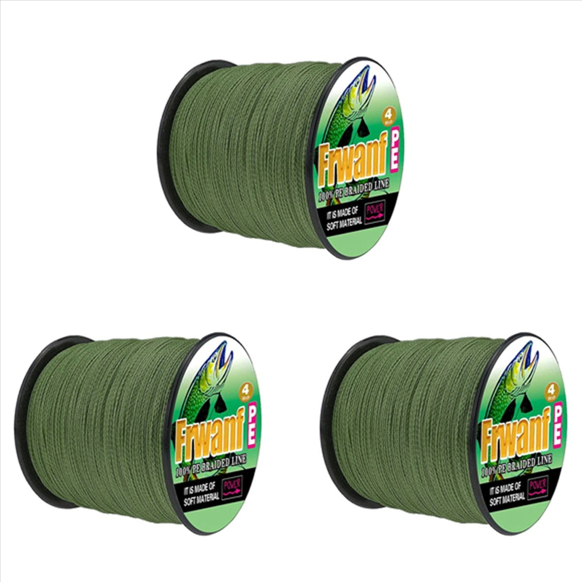 25WM 3X PE Braided Fishing Line 4 Strand 100M Super Strong ...