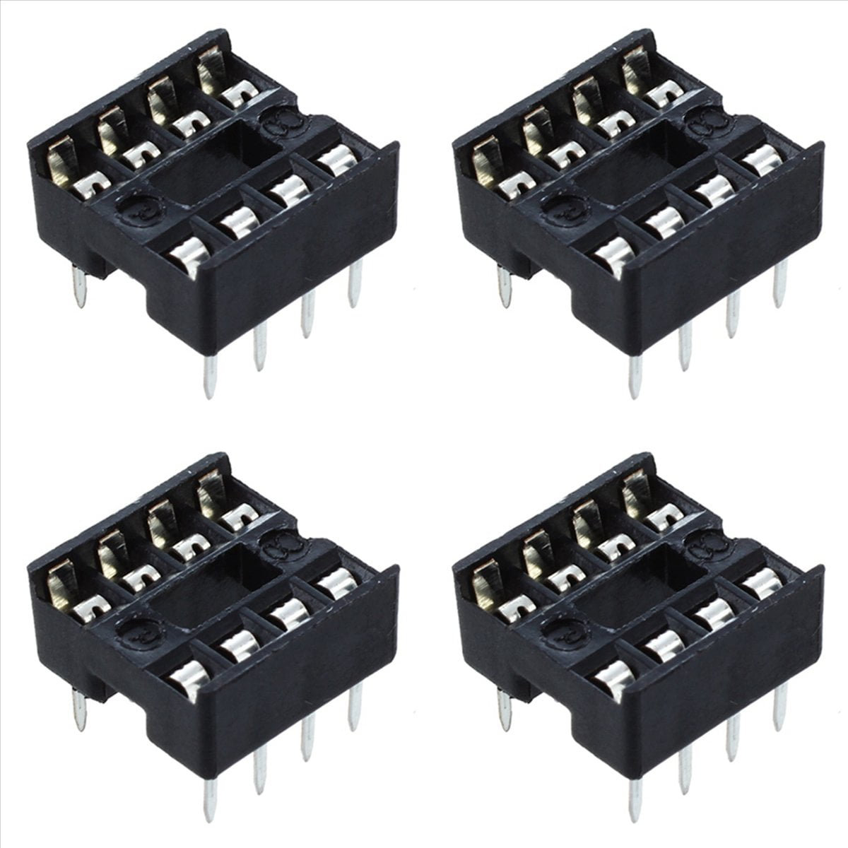 25WM 40 X 8 Pin DIP IC Sockets Adaptor Solder Type Socket - Walmart.com