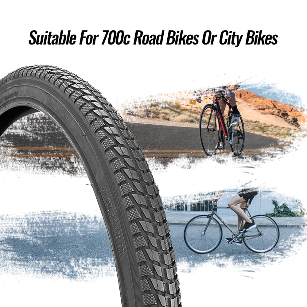 25c Bike Tires Set For 700C/26 Inch Mountain Bikes Or City Bikes Road Bikes Mixed Rubber Tires ...