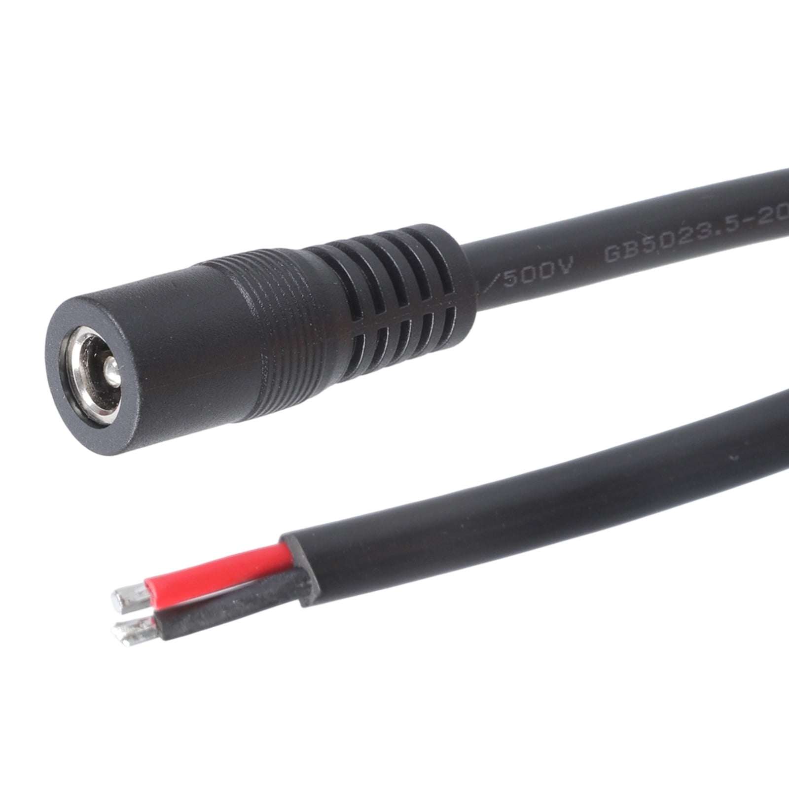 25cm/100cm DC5.5x2.5mm Female Power Cable Coppers Cores PVC For CCTV ...