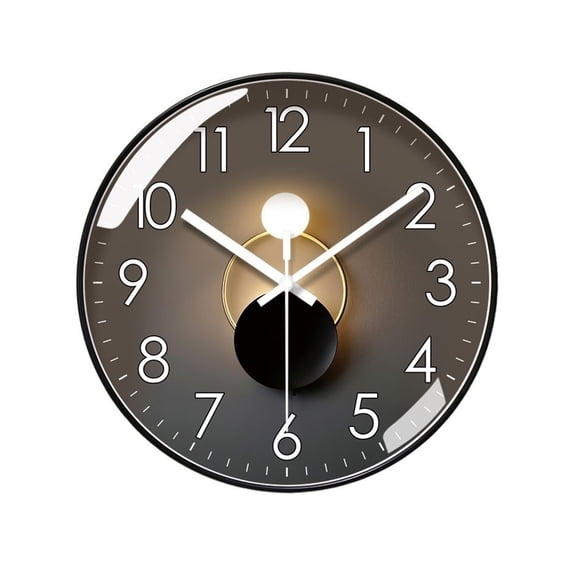 25cm/30cm/35cm Modern Fashion Circular Wall Clock Interior Decoration ...
