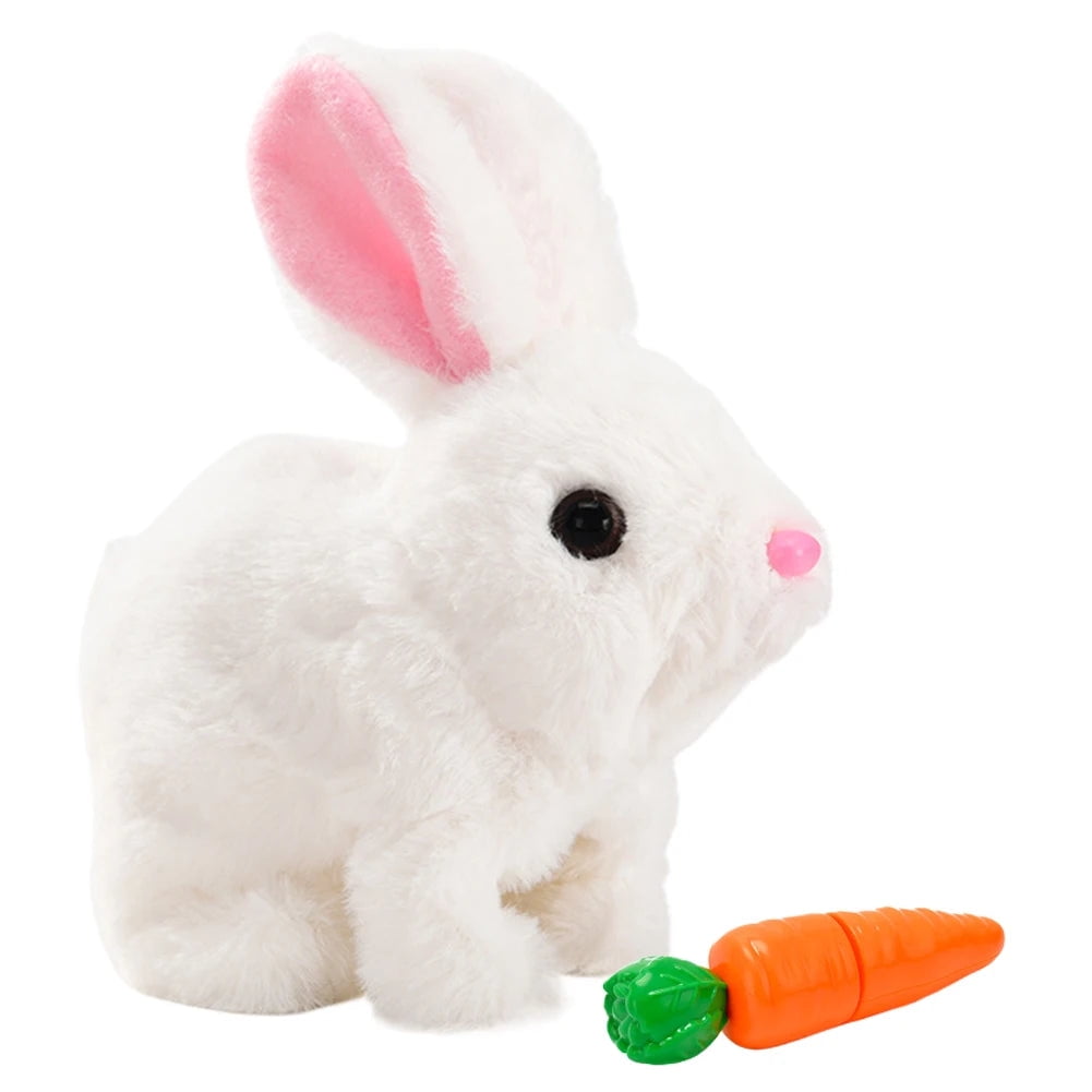 Interactive Easter Bunny Plush Toy - Hops, Wiggles Ears, Perfect Gift ...