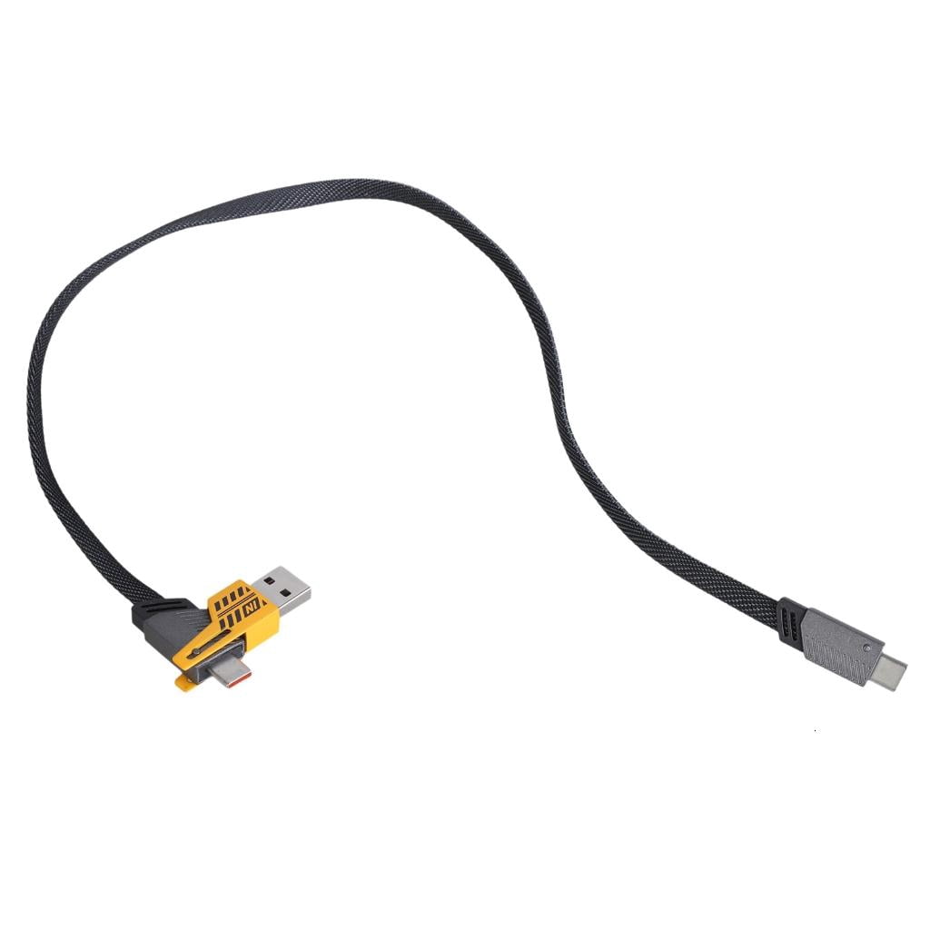 25cm/50cm Type C + USB to Type C 2 in 1 Chargeing Cable 65W Fast ...