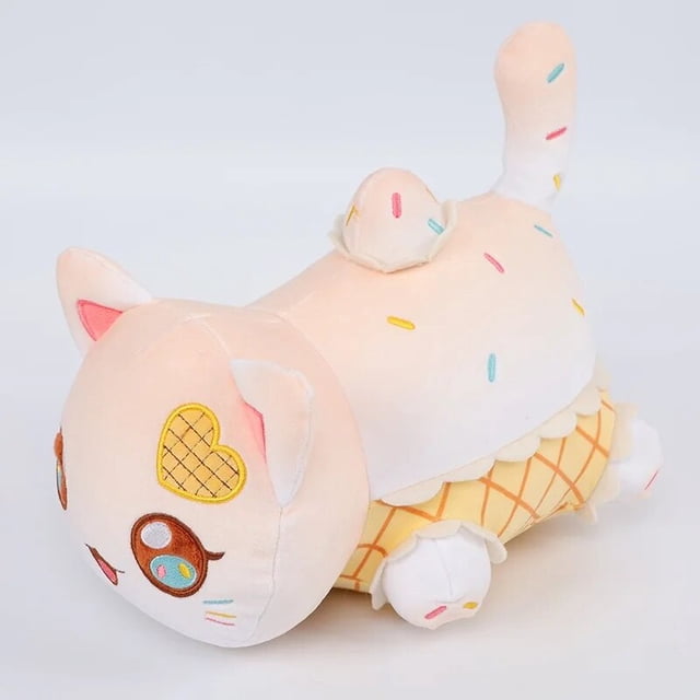 25cm/9.8in Meemeow Aphmau Plush Meemeows Cat Plush Fast Food Cat ...
