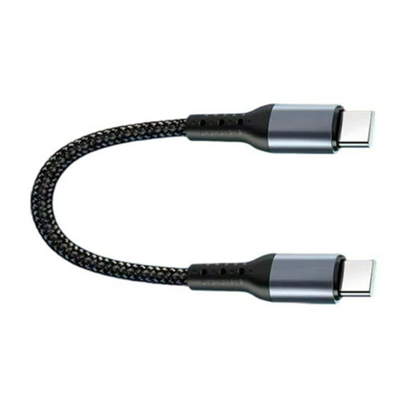 25cm 90 Degree Elbow Short Type C to USB C/USB Cable Fast Charging ...