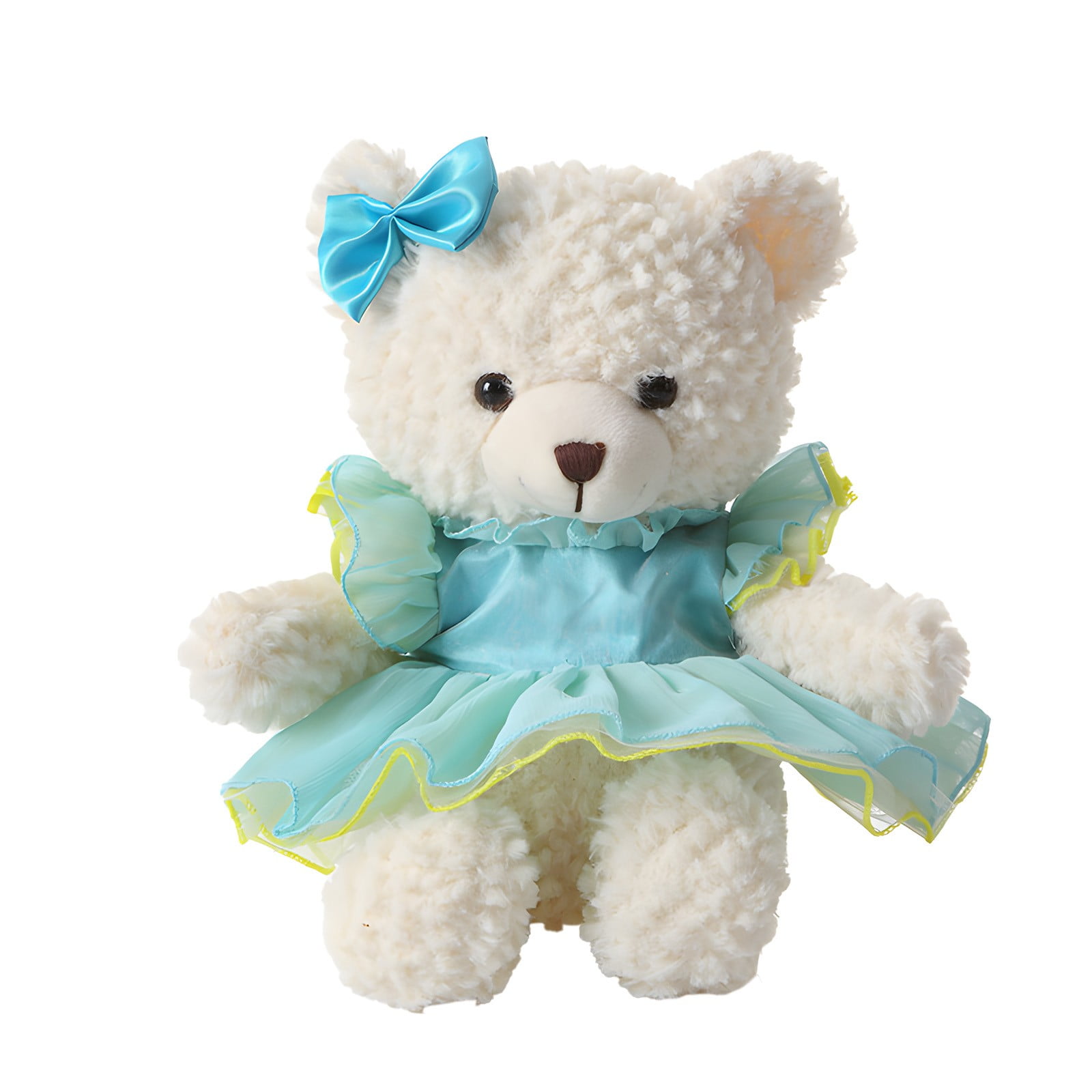 25cm Bow Bear Plush Toys for Montessori School Activities - Walmart ...
