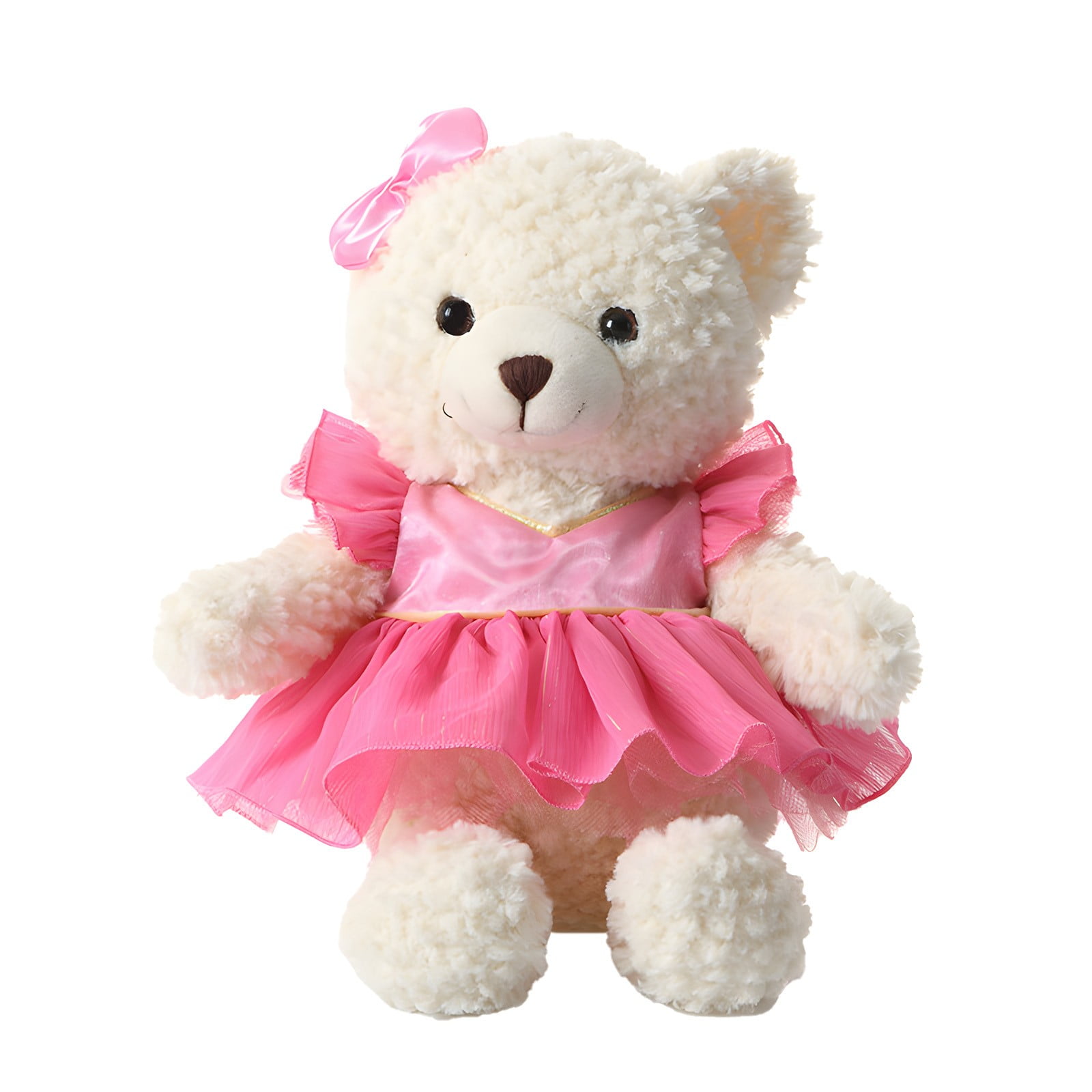 25cm Bow Bear Plush Toys, Cute Little Bear Doll, Bear Plush Toy Small ...