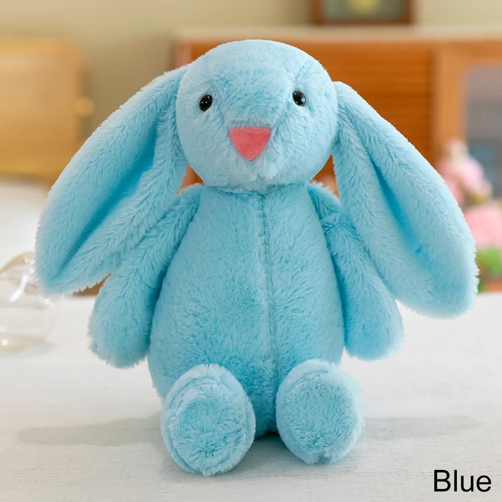 25cm Long Ear Soft Stuffed Bunny Doll Cute Rabbit Plush Toy Sleeping ...