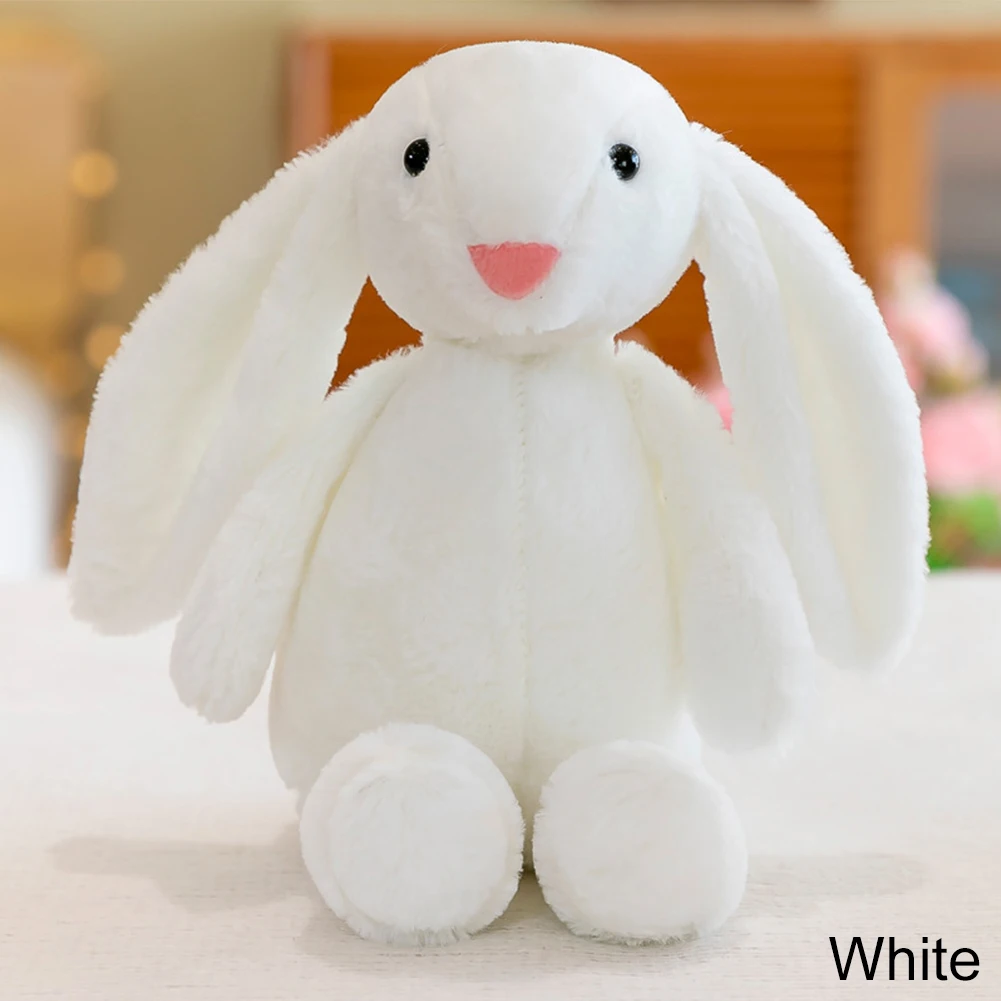 25cm Long Ear Soft Stuffed Bunny Doll Cute Rabbit Plush Toy Sleeping ...