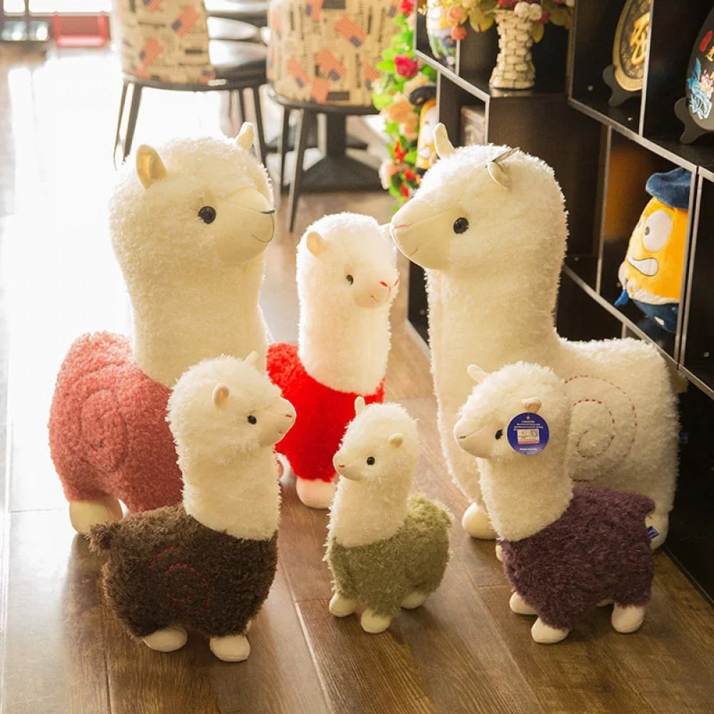 25cm New Alpaca Plush Toy 6 Colors Cute Animal Doll Soft Cotton stuffed ...