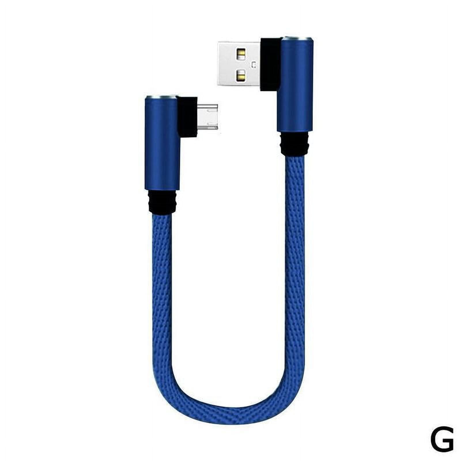25cm Short 90 Degree USB Type C Charging Cable USB-C Phone Charger ...