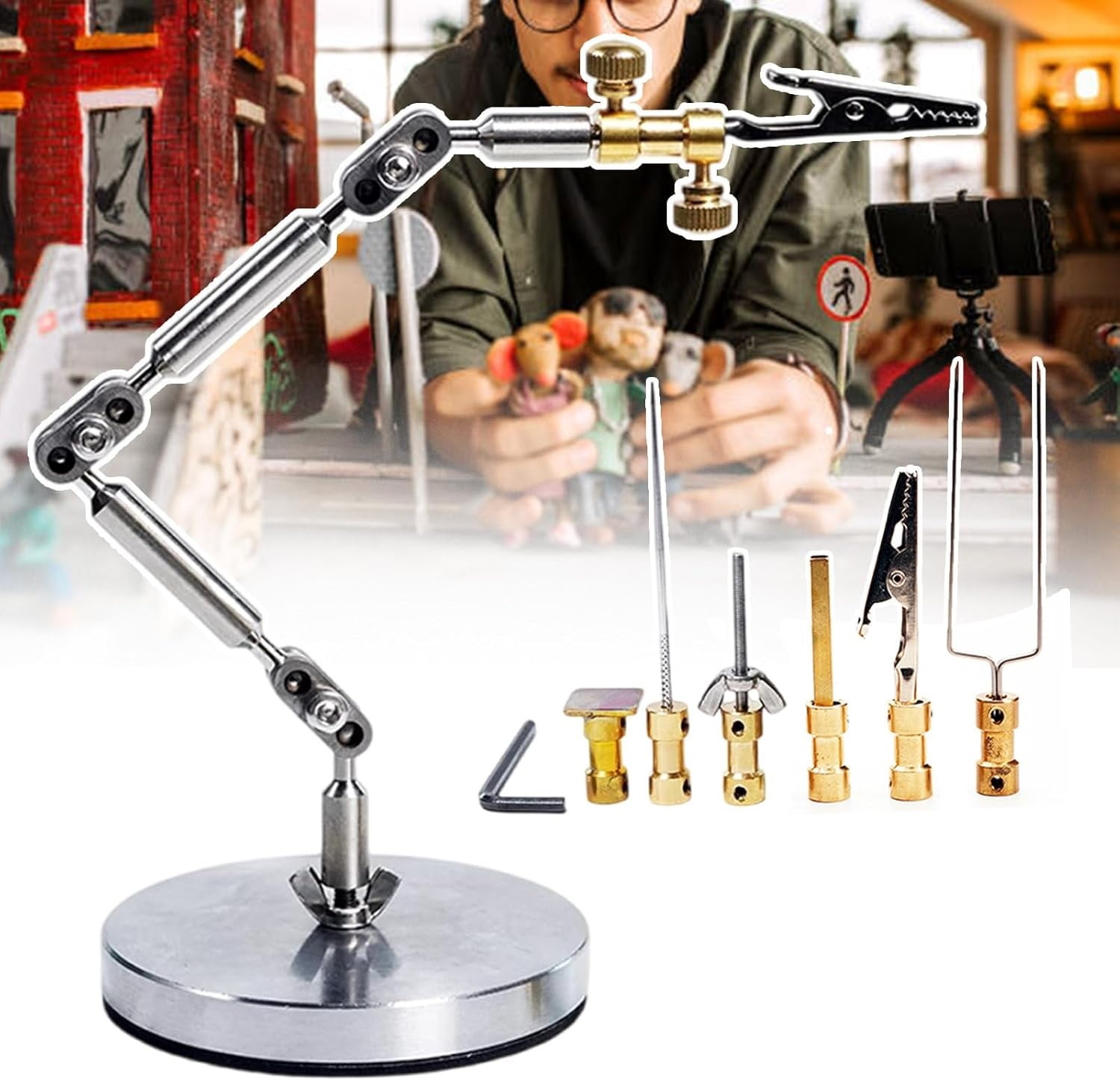 25cm Stainless Steel Stop Motion Animation Rig Arm Kit-max Payload 100 ...