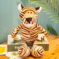 25cm Stuffed Lifelike Lion Tiger Elephant Monkey Leopard Giraffe ...