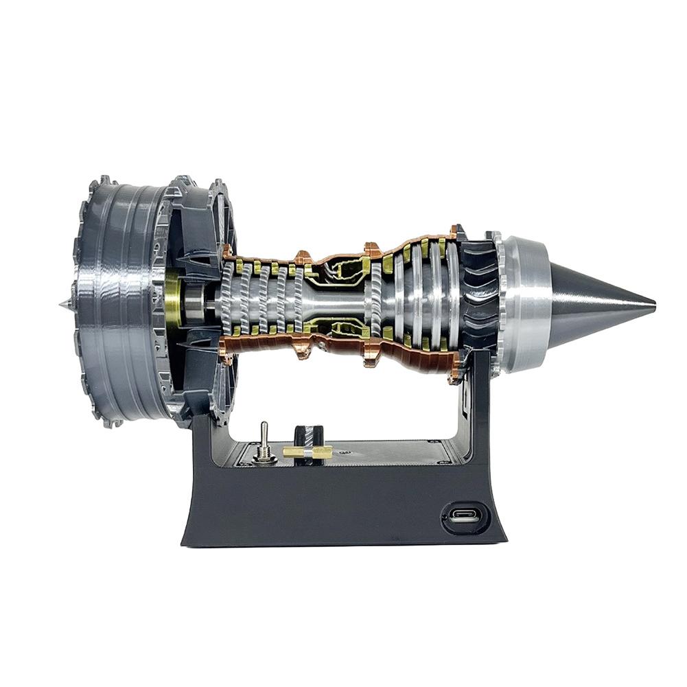25cm Turbojet Engine Model Metal Plastic Detailed Replica - Walmart.com