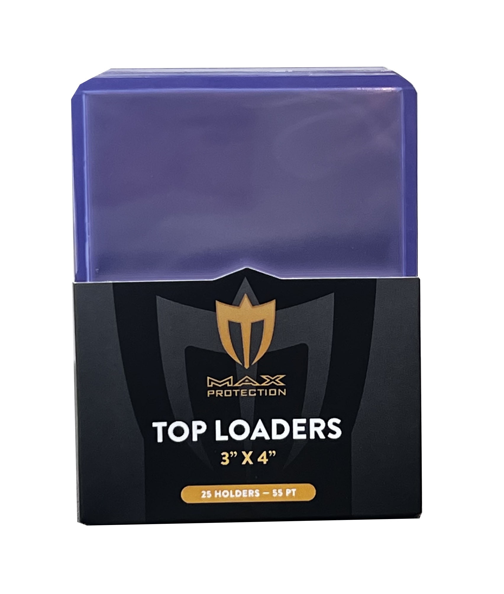 25ct Pack Max Protection 55pt Trading Card Toploaders - Walmart.com