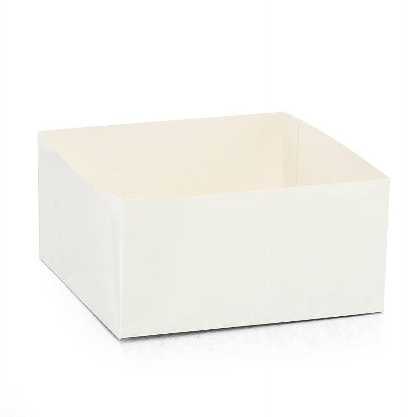 25ea - 10 X 10 X 3 White Lux Gift Box Base-Pkg by Paper Mart - Walmart.com