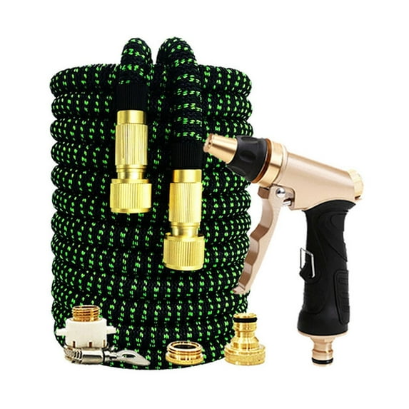 25ft-100ft Garden Hose Telescopic Water Hose with Spray Nozzle for ...