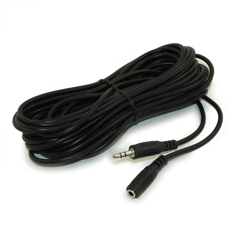 25ft 3.5mm Mini-Stereo TRS Male to Female Audio Extension Cable ...