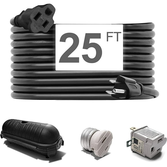 25 ft Extension Cords in Extension Cords by Length - Walmart.com
