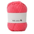25g 4 Strands Soft Milk Cotton Yarn, Bright Color Acrylic Knitting ...