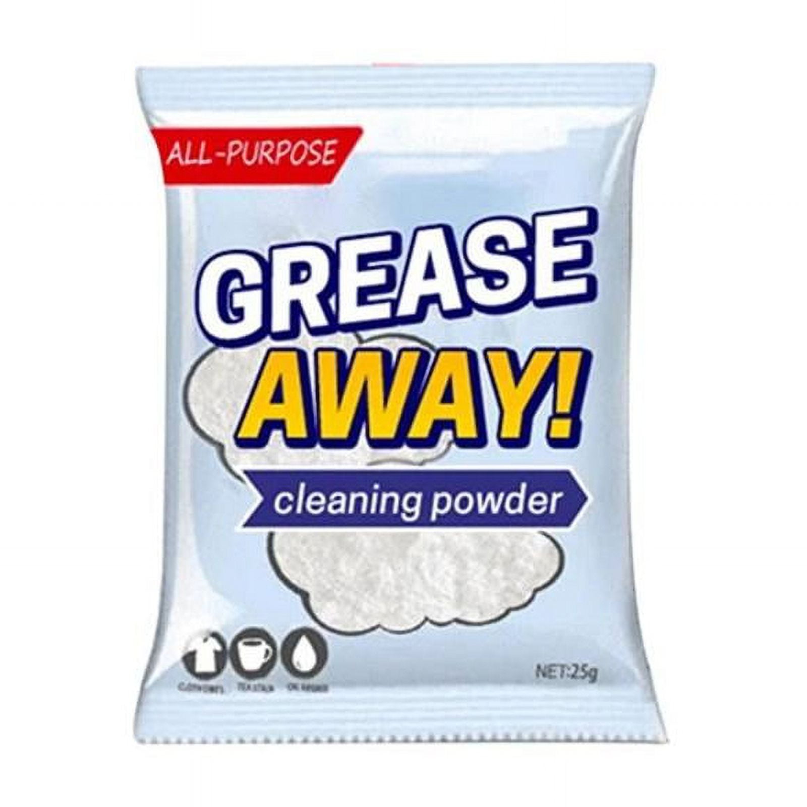 25g Grease Away Powder Cleaner Cleaning Powder Kitchen G1M4 NEW A0T3 ...
