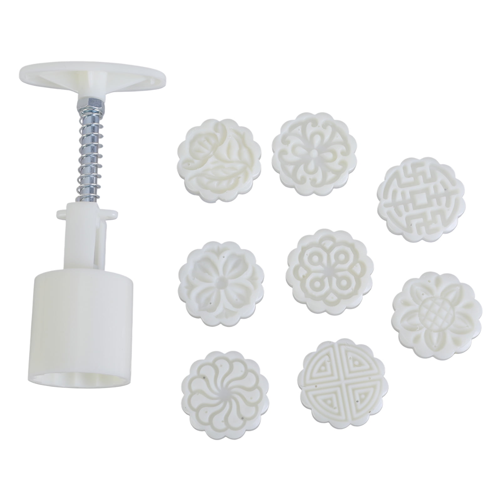 25g Plastic Dessert Molds Dessert Pressing Tool Flower Pattern Pastries ...
