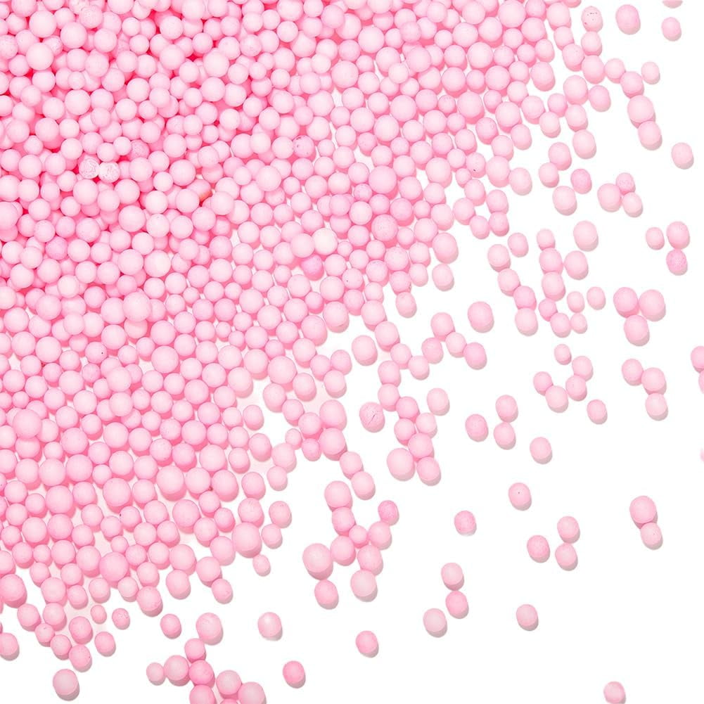 25g Small Craft Foam Balls Round for DIY Wedding Holiday Crafts Making Pink 2.5~3.5mm 20g ...