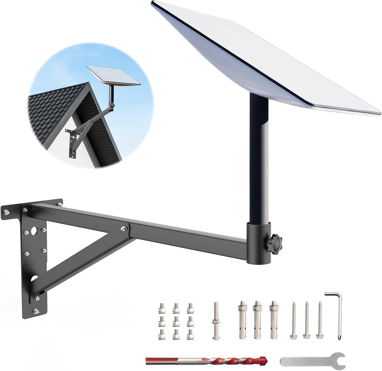 25inch Starlink Mounting Kit for V2,Starlink Wall Mount Compatible V2 ...