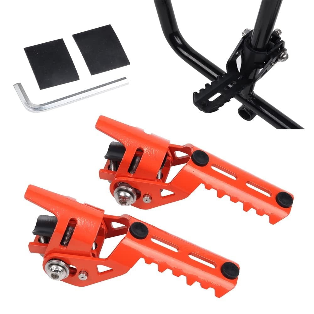 25mm / 1" 22-25mm Motorcycle Highway Front Footpegs Foot Pegs Folding ...