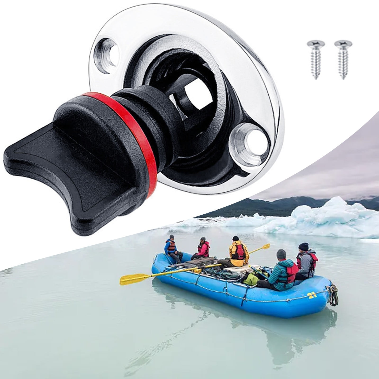 25mm 1\'\' Replacement Transom Hull Drain Hole Bung Socket Drainage ...