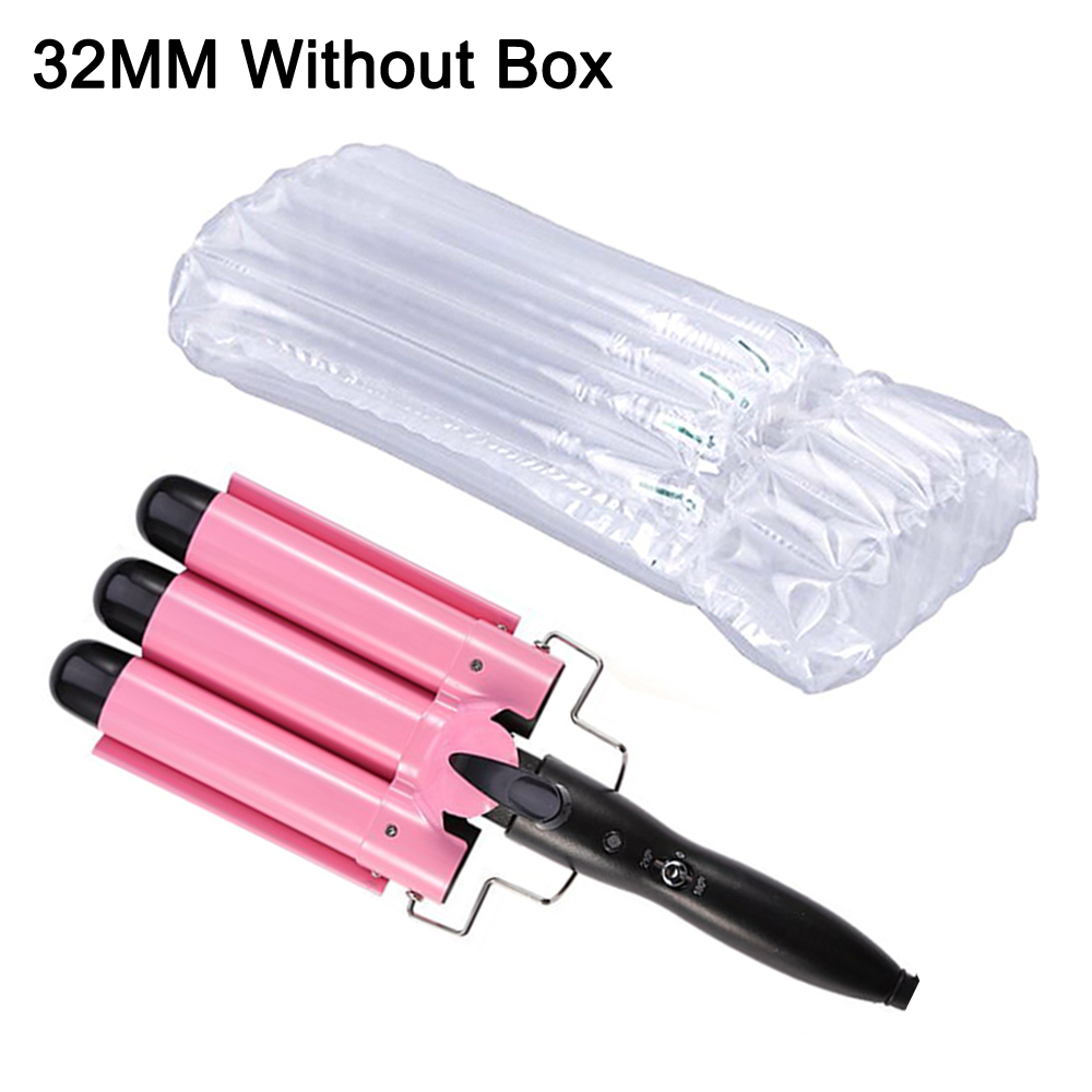 25mm 32mm Hair Curler Automatic Perm Splint Ceramic Curling 3 Barrels Big Wave Hair Curling Iron ...