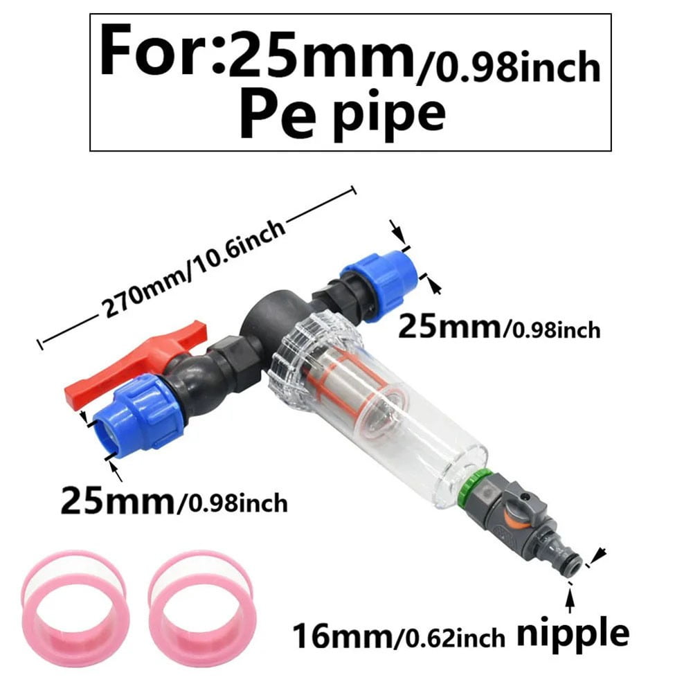 25mm & 32mm PE Tube Quick Connector: for Ideal for Garden & Farm ...