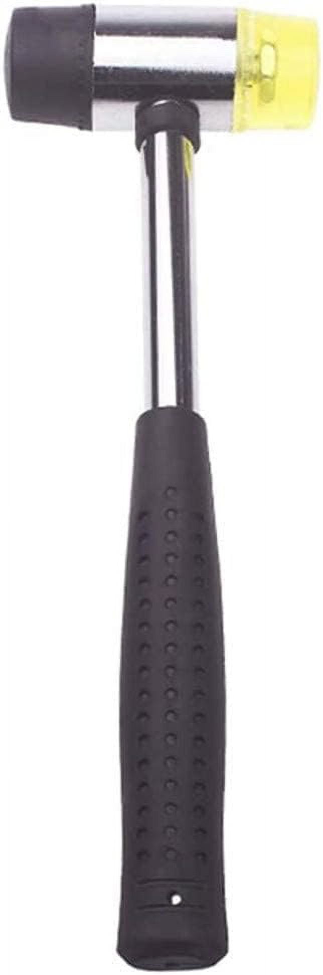 25mm/9.84in Rubber Mallet Double-Sided Soft Hammer Plastic Hammer ...