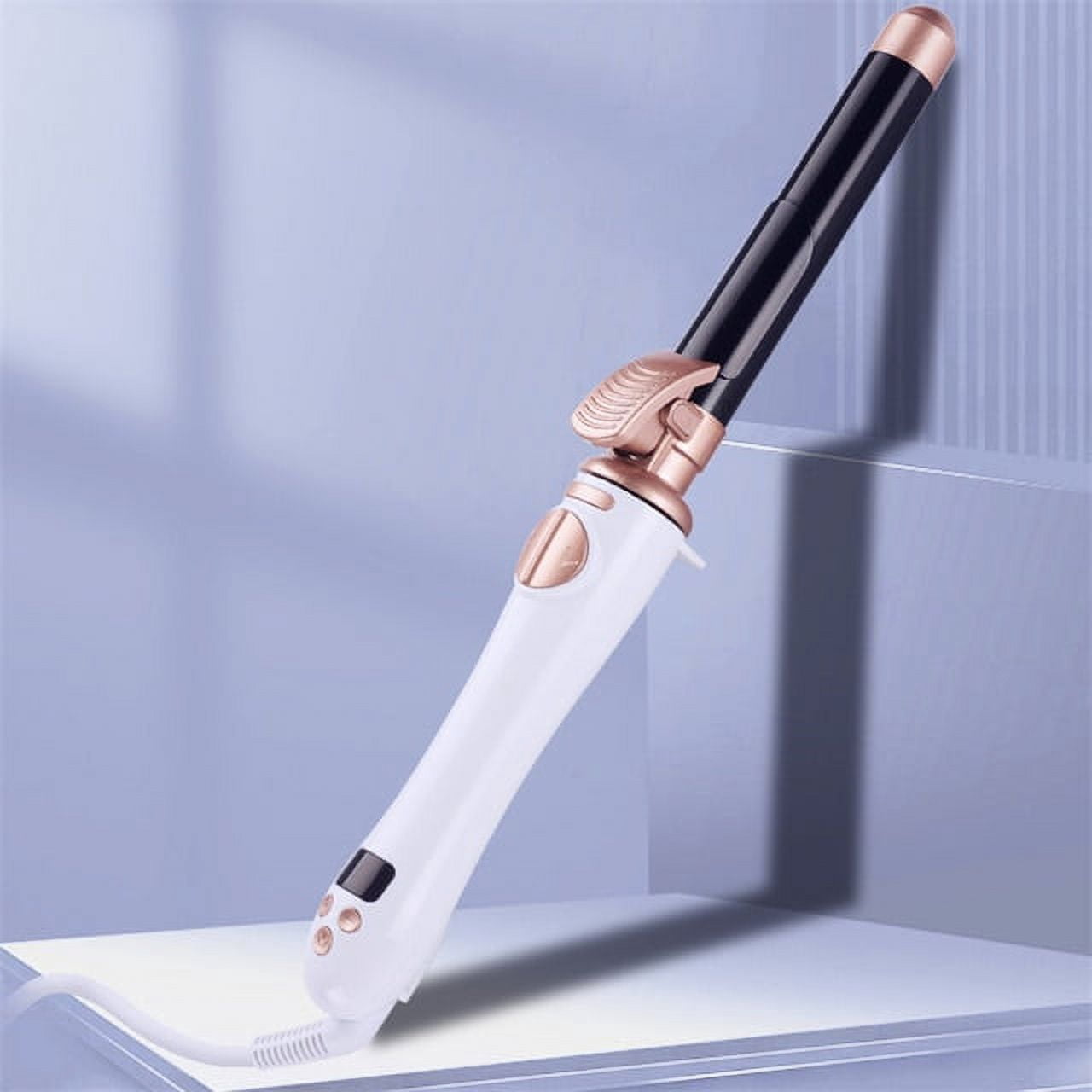 25mm Ceramic Rotating Electric Hair Curlers LCD Temperature Adjustment ...