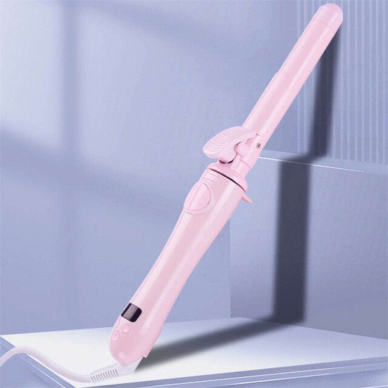 25mm Ceramic Rotating Electric Hair Curlers LCD Temperature Adjustment ...