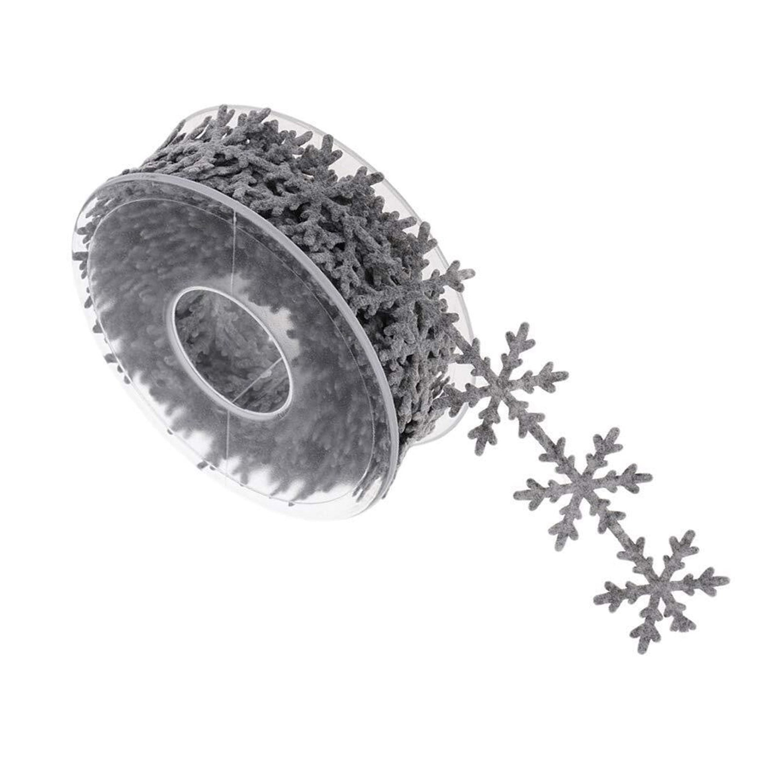 25mm Christmas Snowflake Trim Tree Ribbon Lace Ultrasonic Embossed for ...