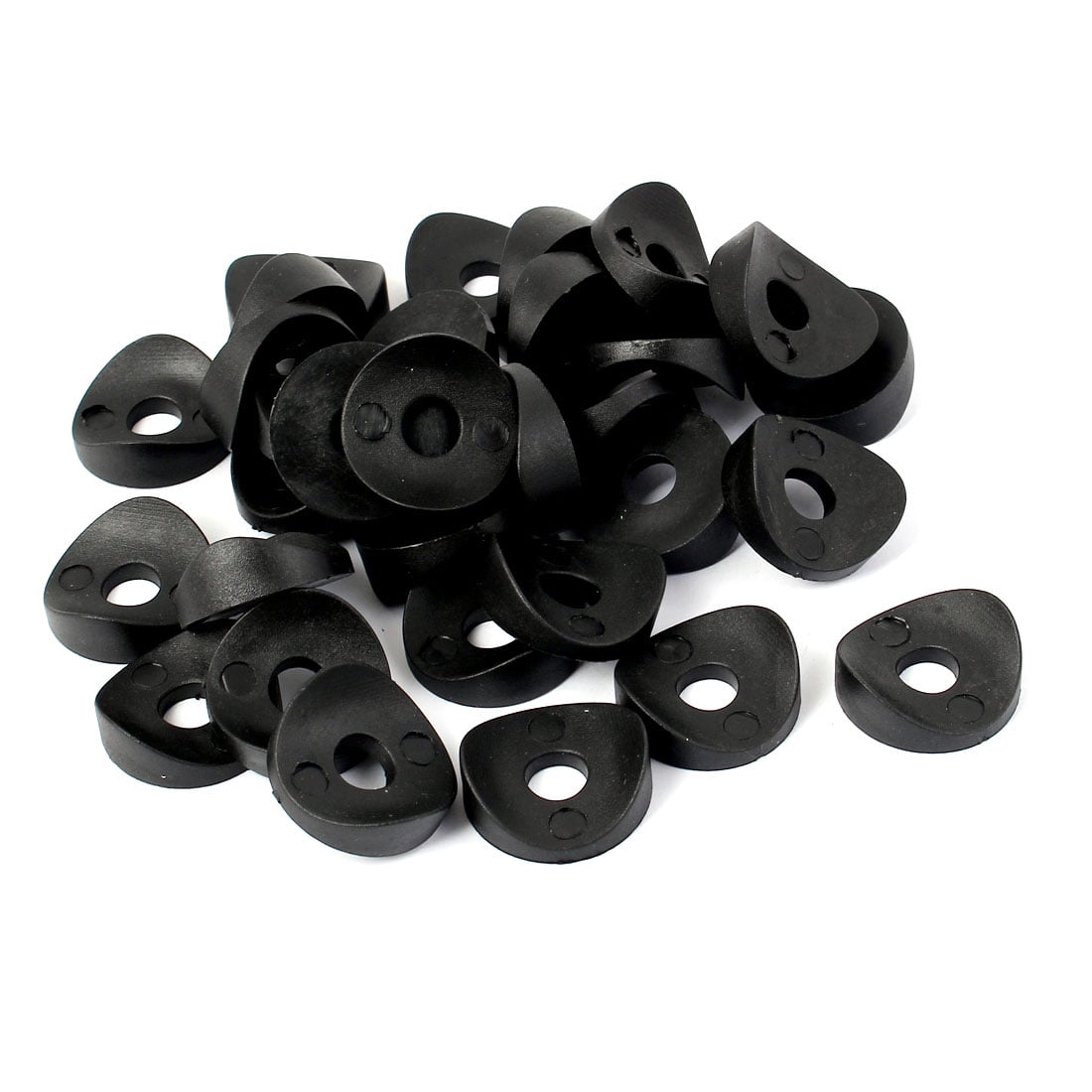 25mm Diameter Metric Disc Plastic Spring Deck Washers Black 30 Pcs ...
