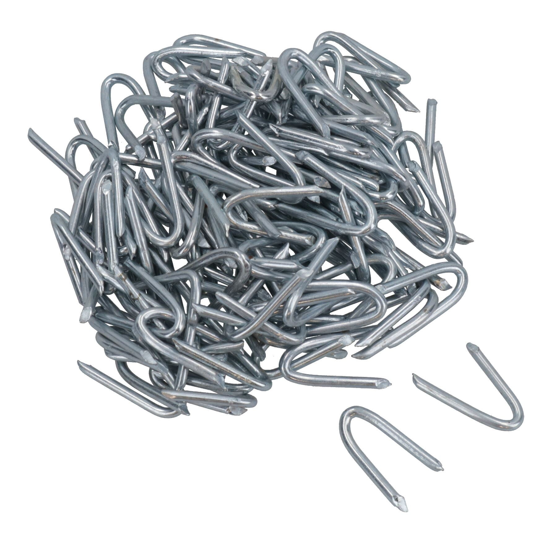 25mm Galvanised U Nails Heavy Duty Staples for Wires Fencing Mesh ...