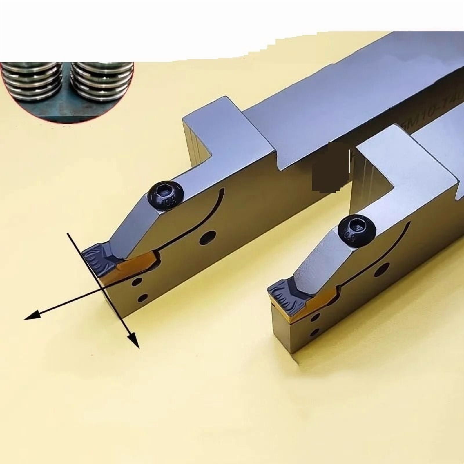 25mm Grooving Cutter Holder Tool Bar Extended Depth Of Cut Lathe Tools ...