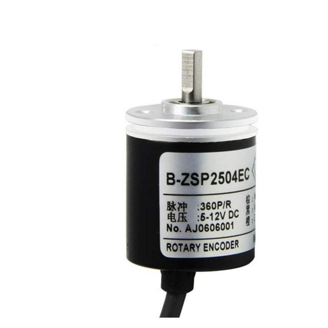 25mm Incremental Encoder 4mm Shaft Rotary AB 2 Phases 100 200 360 400 ...
