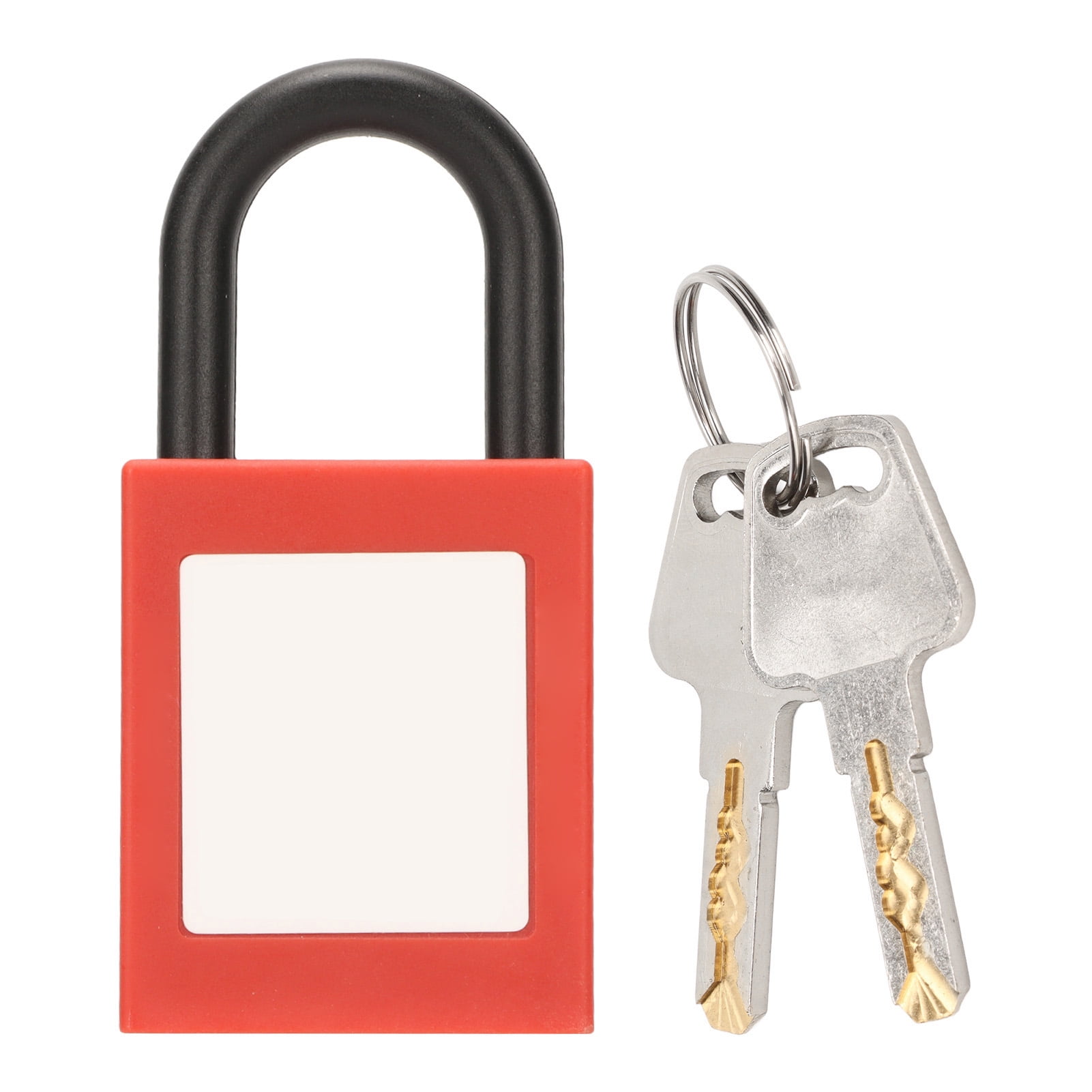 25mm Lockout Tagout Lock Nylon Shackle Safety Padlock with Keys for ...