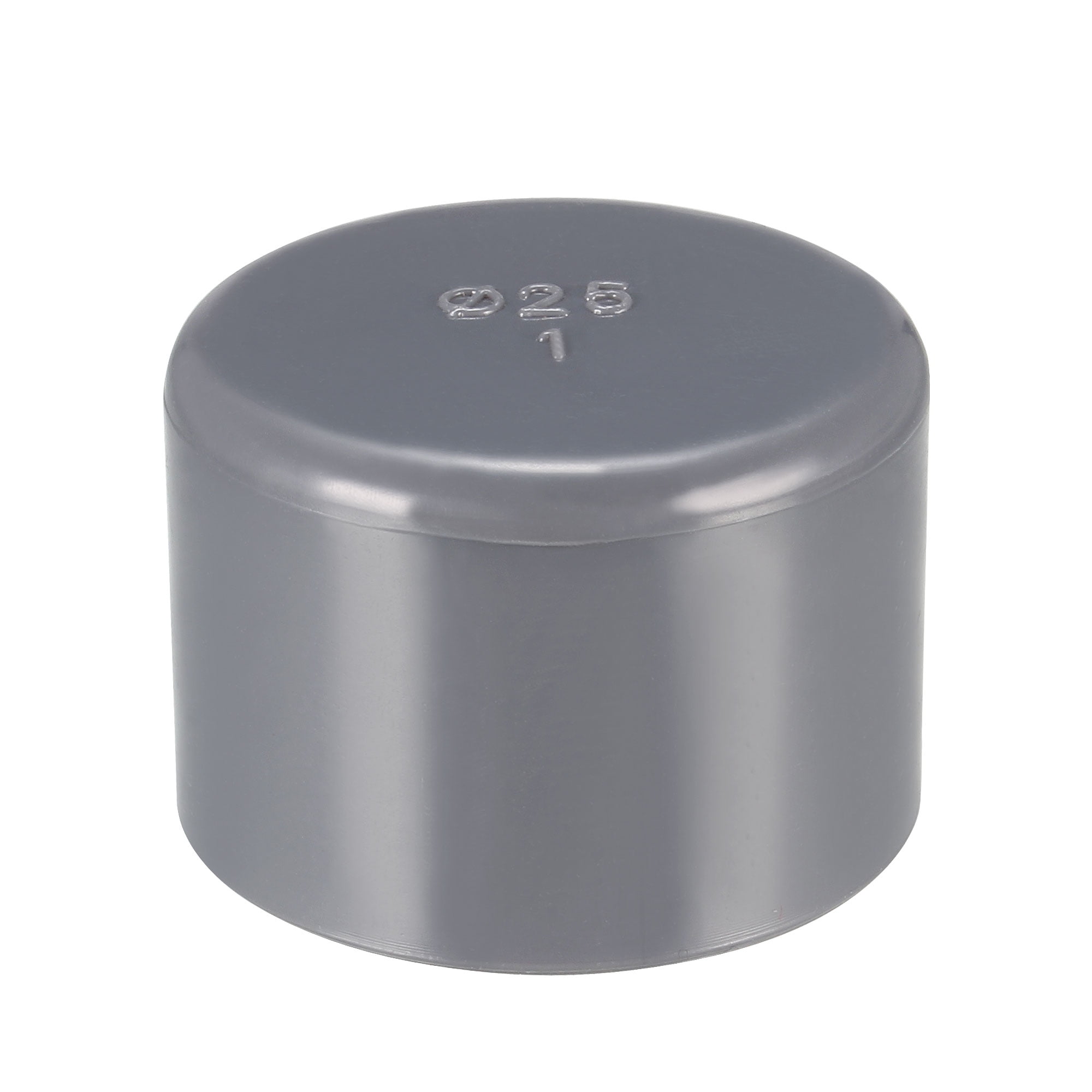 25mm PVC Pipe Cap Fitting, Slip End Caps DWV(Drain Waste Vent) Gray 2 ...