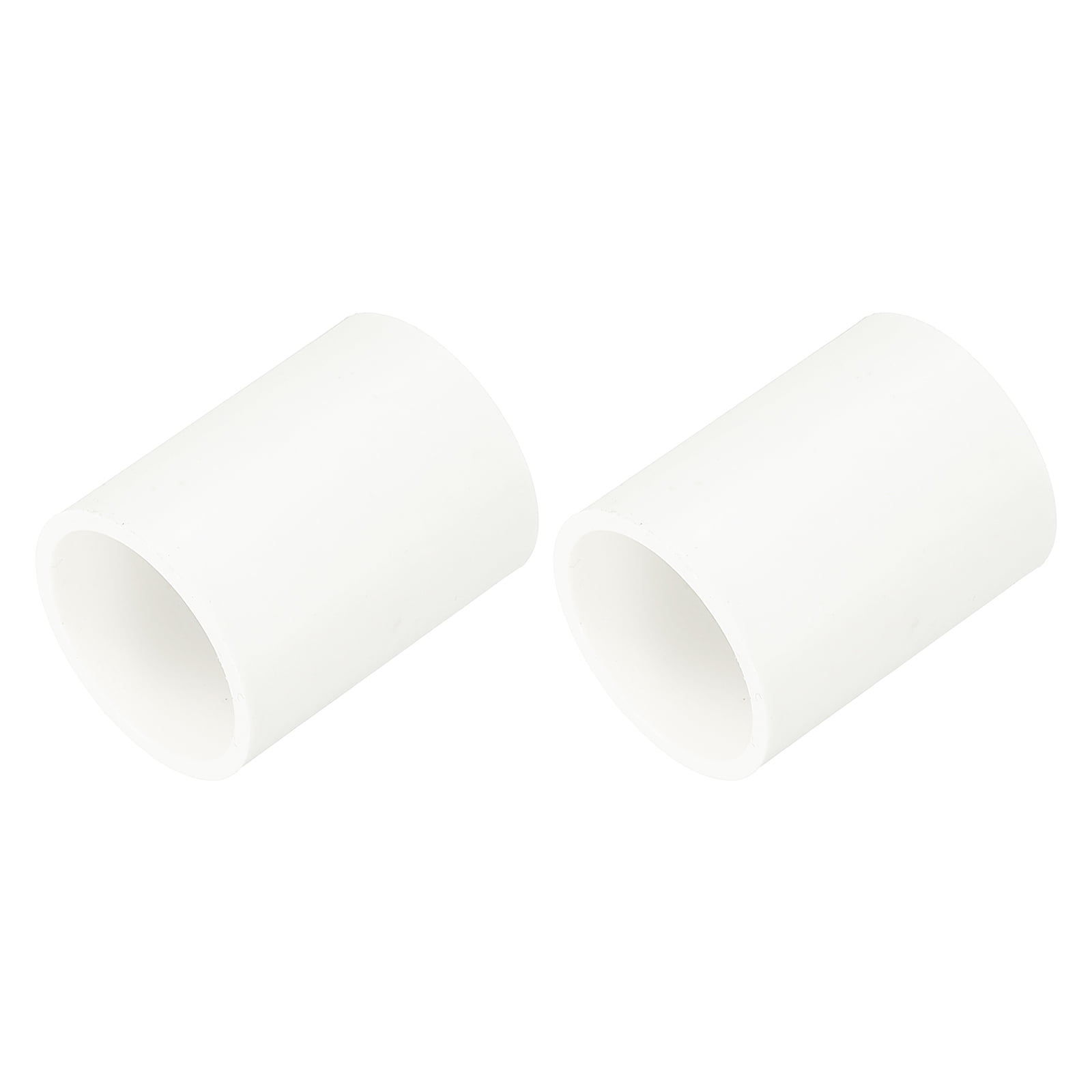 25mm PVC Pipe Coupling Adapter, 2 Pcs Pipe Fittings, White - Walmart.com