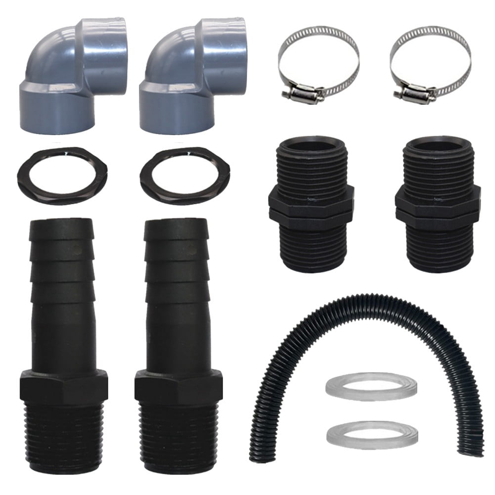 25mm Plastic Baroque Connectors for Rain Barrels and Hose 13-Piece Set ...