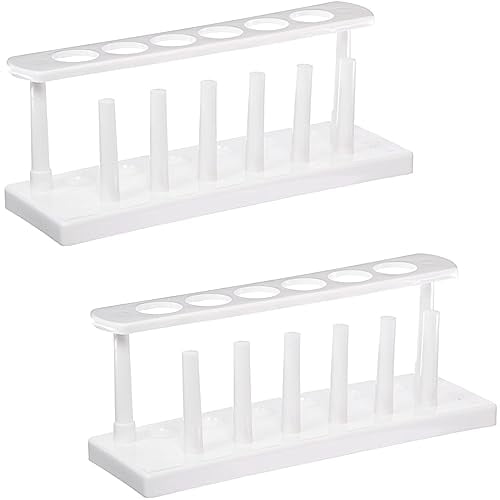 25mm Plastic in-Line Test Tube with Drying Pins, 6 Tube, Polyethylene ...