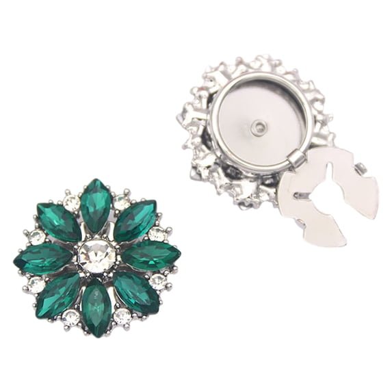 25mm Round Glass Cufflinks for Men, Vibrant Color Scratch-Resistant ...