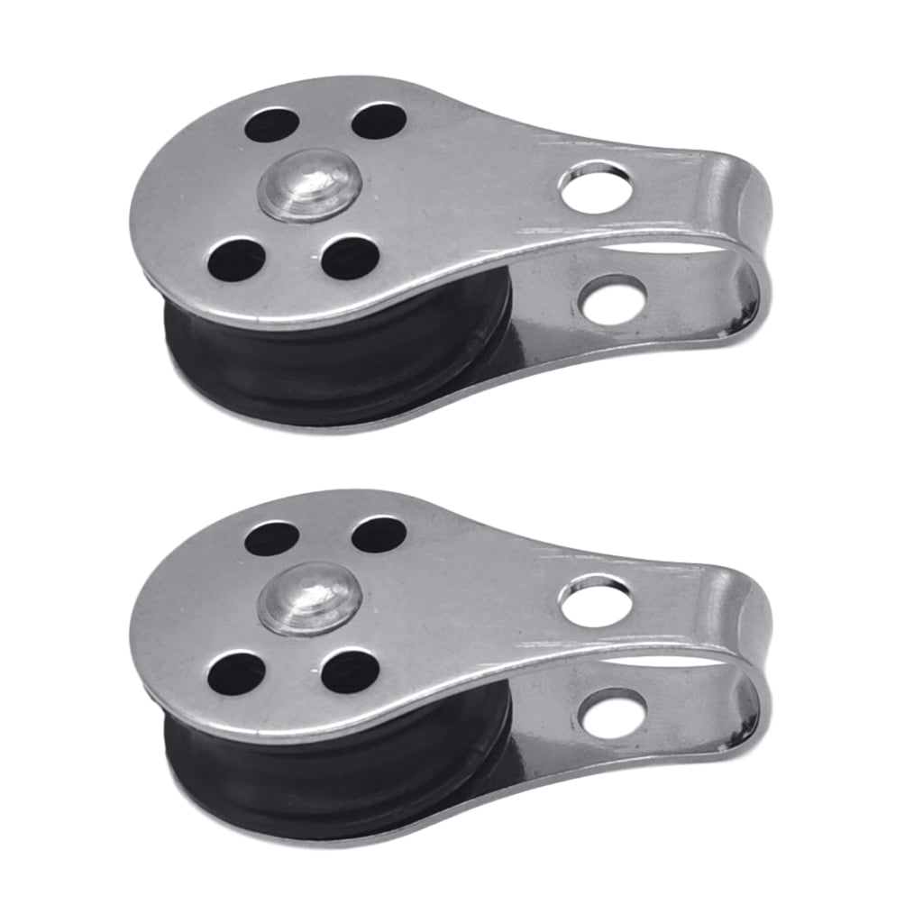 25mm Stainless Steel Pulley Single Wheel Load Bearing Swivel Lifting ...