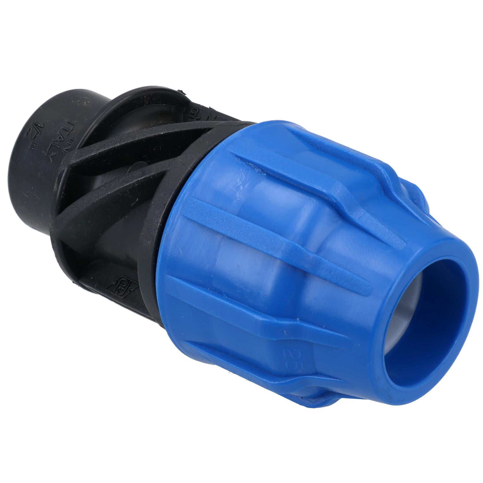 25mm x 1/2" MDPE Female Adapter Compression Coupling Fitting Water Pipe ...