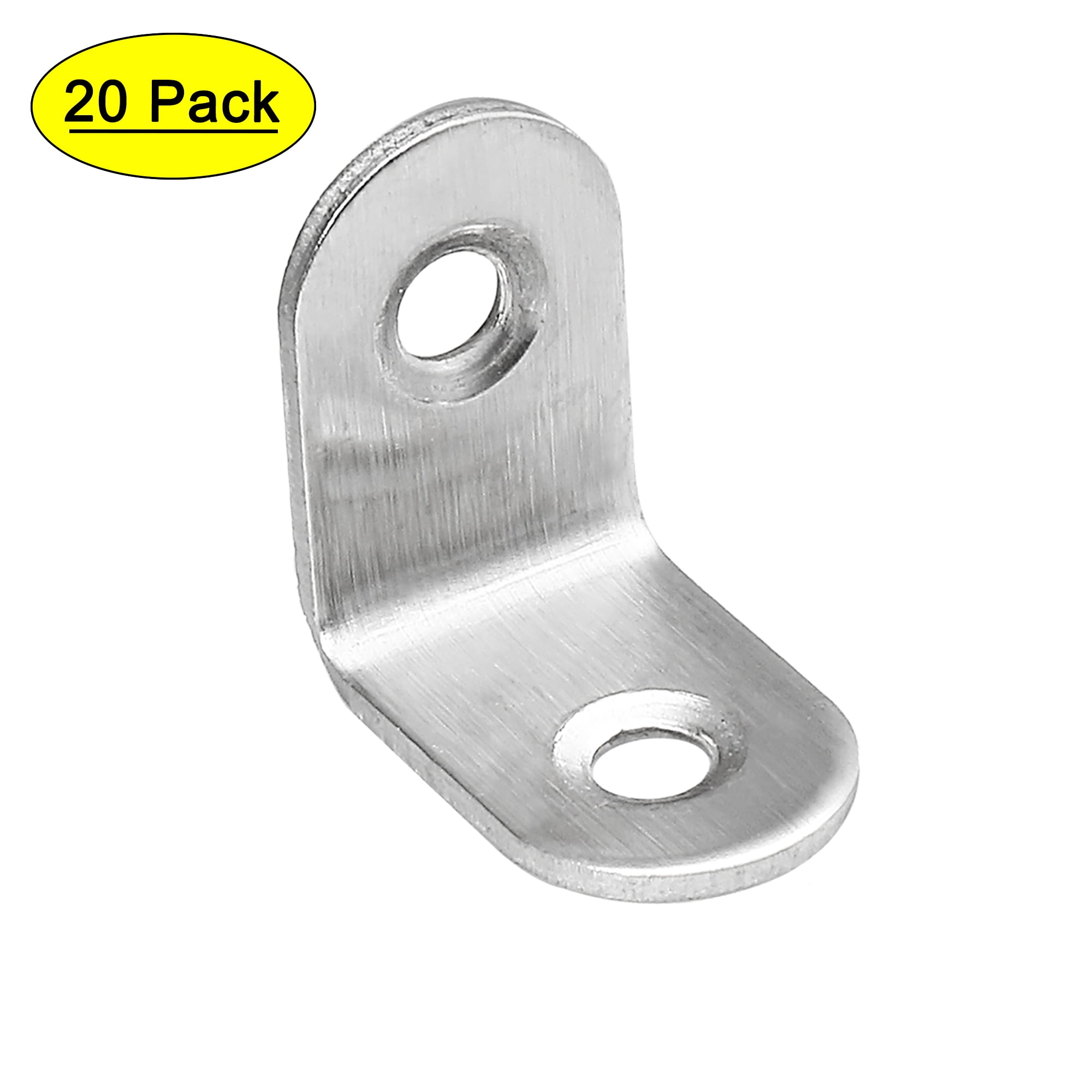 25mmx25mmx16mm Corner Brace Joint L Shape Stainless Steel 20pack ...